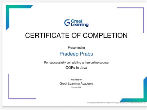 Pradeep Prabu On Linkedin Java Oops Programming Greatlearning