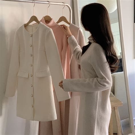 캐시미어울 ⛄겨울신상쿠폰팩 울60 수플레 홀가먼트 하프넥 니트 니트원피스 롱원피스 원피스 Op15509