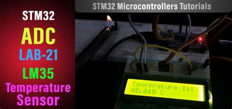 STM LM Temperature Sensor Example LM With STM ADC