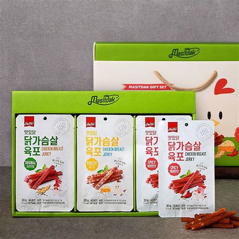 맛있닭 닭가슴살 육포 선물세트 Beef Jerky Jerky Beef