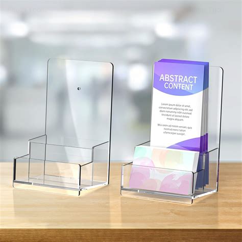 Feyarl Gold Glass Brochure Holders 85 X 11inches Pamphlets