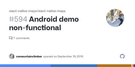 Android Demo Non Functional Issue 594 React Native Maps React
