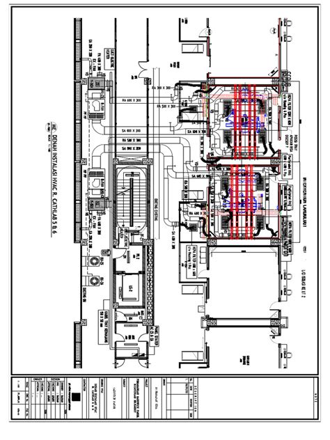 Gbr Hvac Cat 5 And 6 Shop Drawing R2 Rev Return Duct Layout Pdf