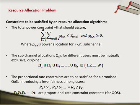 PPT Adaptive Resource Allocation Algorithm For Multiuser Mimo Ofdm Systems PowerPoint