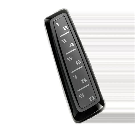 2021 Silverado 1500 Remote Keyless Entry System Vertical Wireless Key Pad Black 433 Mhz