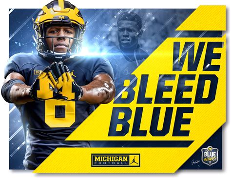 Michigan Disenos De Unas Diseño Gráfico Deportes Diseño De Póster