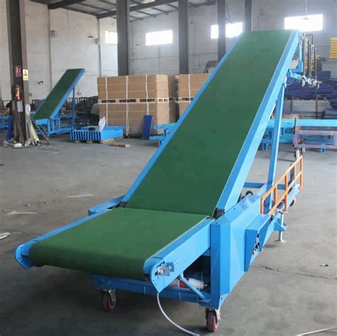 Mild Steel Flexible Conveyors Loading Unloading Belt Conveyor Capacity