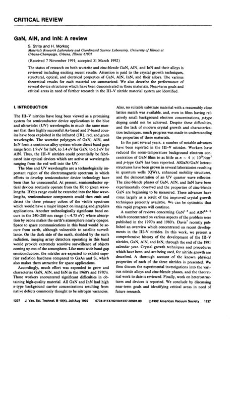 Pdf Gan Aln And Inn A Review