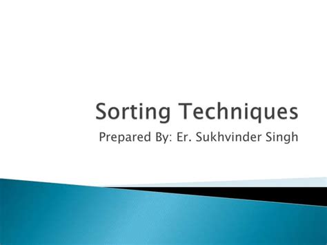 Insertion And Redix Sort Ppt