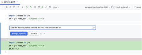 AI Assistant In Jupyter Notebooks PyCharm Documentation