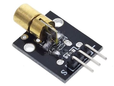Купити Ky 008 650нм червоний лазерний модуль 6мм 5В 5мВт для Arduino