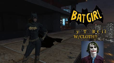 Batgirl Batman Arkham Knight W Cloth Add On Ped Gta5