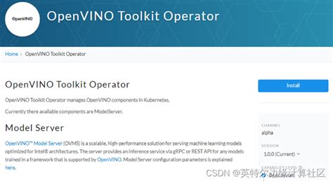 使用 Openvino™和 Kubernetes 部署 Ai 推理产品openvino集群 Csdn博客