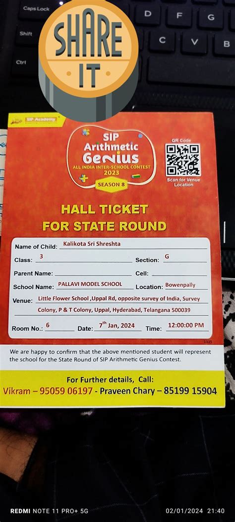 harishankar kalikota on linkedin am happy to share my daughter is selected for the state round of…