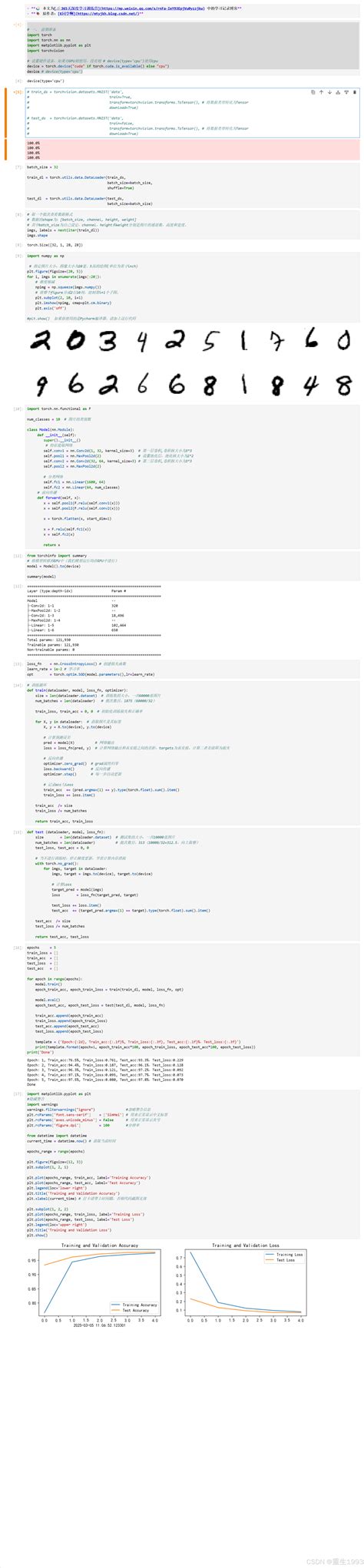 第p1周：pytorch实现mnist手写数字识别torchvision 021 Pytorch Csdn博客
