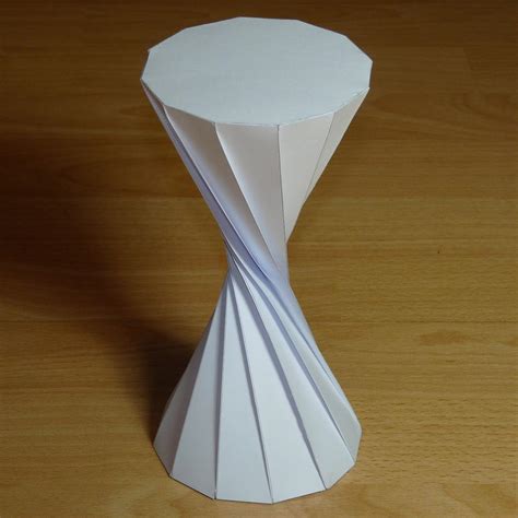 Paper Twisted Dodecagonal Prisms