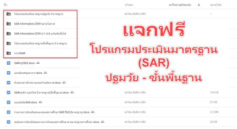 แจกไฟล์ ประเมินสำหรับสถานศึกษา โปรแกรมประเมินมาตรฐาน โปรแกรมจัดทำ Sar ดาวน์โหลดฟรี ครูอาชีพดอท