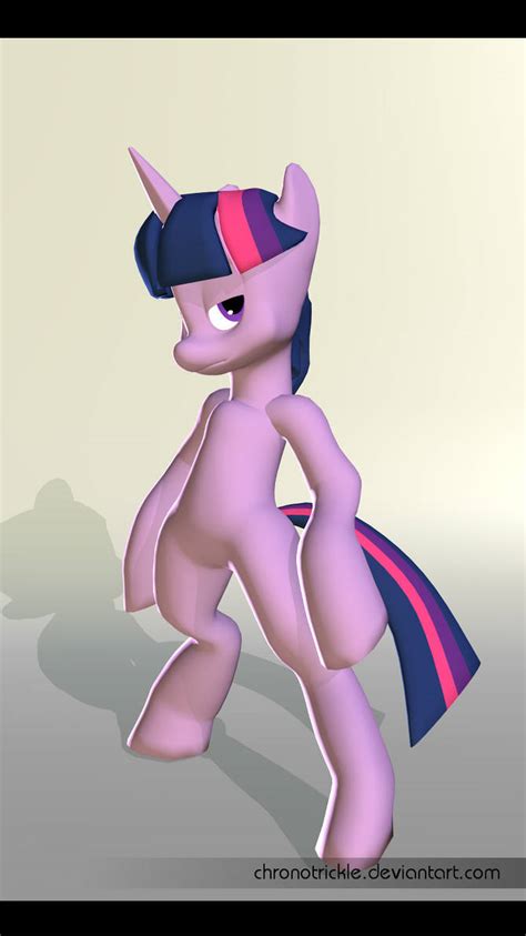 3d Twilight Sparkle Early Render 04 By Chronotrickle On Deviantart