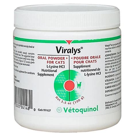 Viralys L Lysine Supplement Powder For Cats 100 Gm At Tractor Supply Co