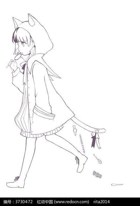 简笔画女人侧面全身 简笔画女人侧面全身怎么画 画趣文库（我爱生活）