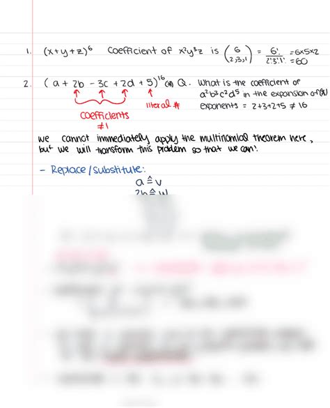 macm 101 lecture 11 1 3 6 multinomial theorem examples 2 oneclass