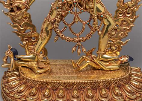Vajrayogini Statue Traditionally Gold Gilded Dakini Statue