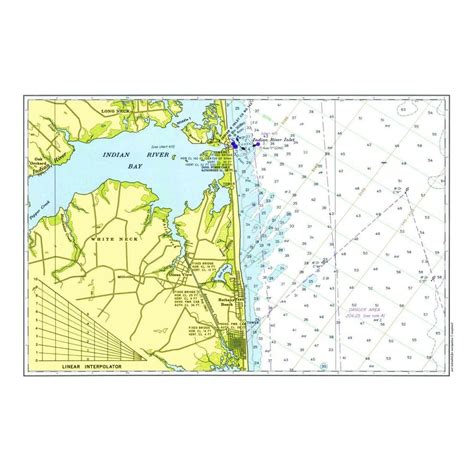 Nautical Chart Placemats Locations In Delaware New England Trading Co