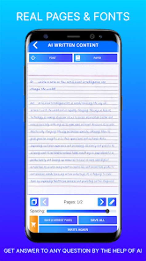 ai assignment writer for android download