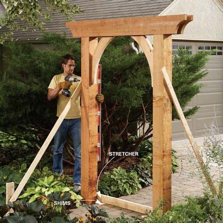 Build A Garden Arch The Family Handyman