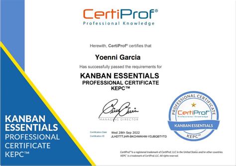 Yoenni Garcia On Linkedin Certiprof Kanban Agile