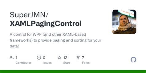 Github Superjmn Xamlpagingcontrol A Control For Wpf And Other Xaml