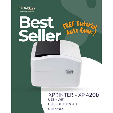 Jual X Printer Barcode 420b Tipe Usb Bt Wifi X Printer Print Resi 100 Berkualitas