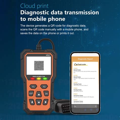vehicle code reader for cars scanner for automatic inspection of engine
