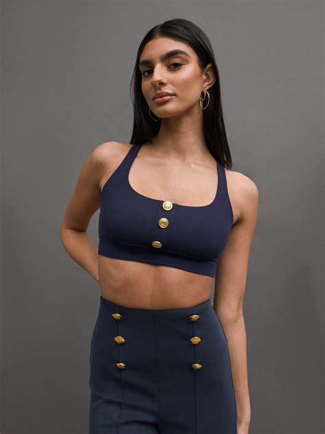 Sailor Bralette Navy Carbon38