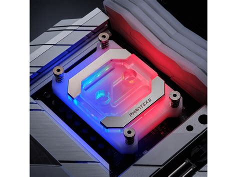 Phanteks Glacier C370a Cpu Water Block For Amd Sockets Am4 And Am5