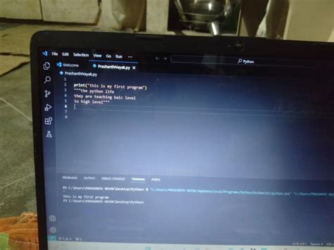 Prashanth Nayak On Linkedin Task4 Multiple Line Comments Kiran Sagar Pythonlife