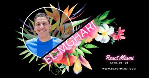 Reactmiami Reactjs Javascript Webdevelopment Jsworld Conference