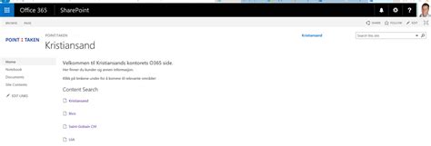 O365 Use Content Search To Display Subsites