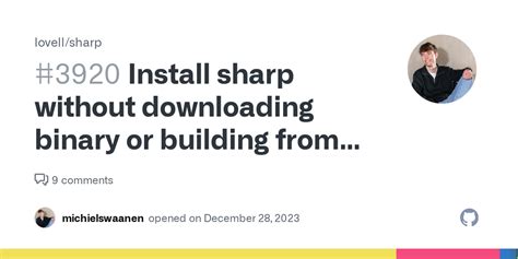 Install Sharp Without Downloading Binary Or Building From Source