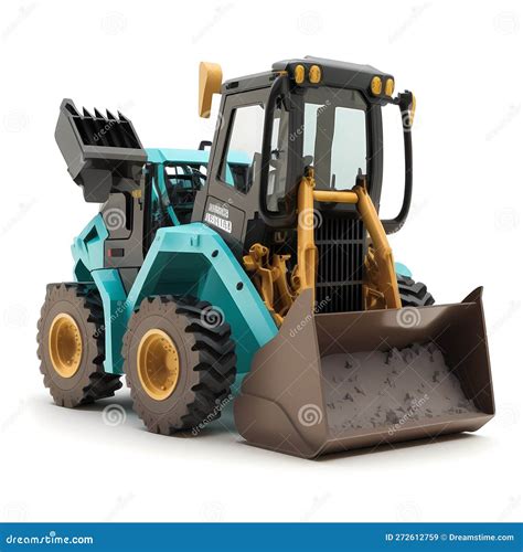 Tiny Toy Front Loader Generative Ai Stock Illustration Illustration Of Dozer Heavy 272612759