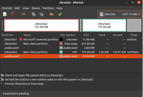 Windows How Can I Resize Ubuntu Partition Using Gparted Unix