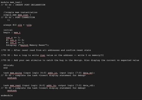 create a testbench to verify design and find the bug