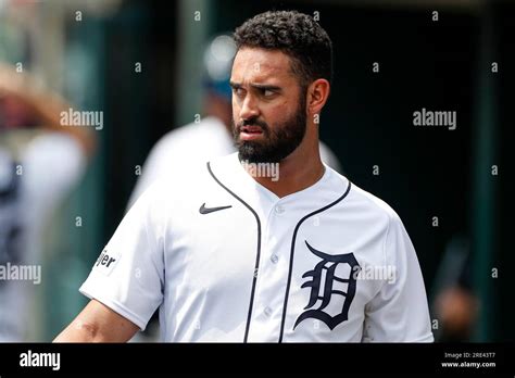 Detroit Tigers Center Fielder Riley Greene 31 Walks In The Dugout