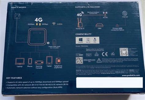 Prolink Prn3006l Smart 4g Lte Wireless Router Computers And Tech Parts And Accessories Networking