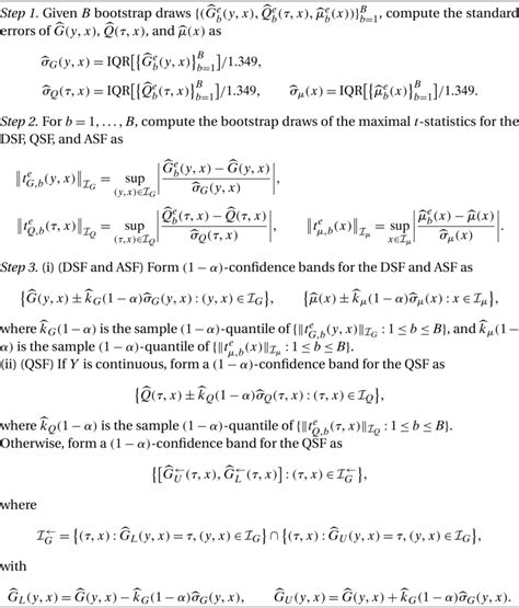 uniform inference for structural functions download scientific diagram