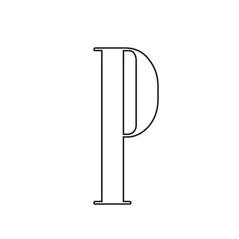 Moldes Da Letra P Para Imprimir Como Fazer Em Casa
