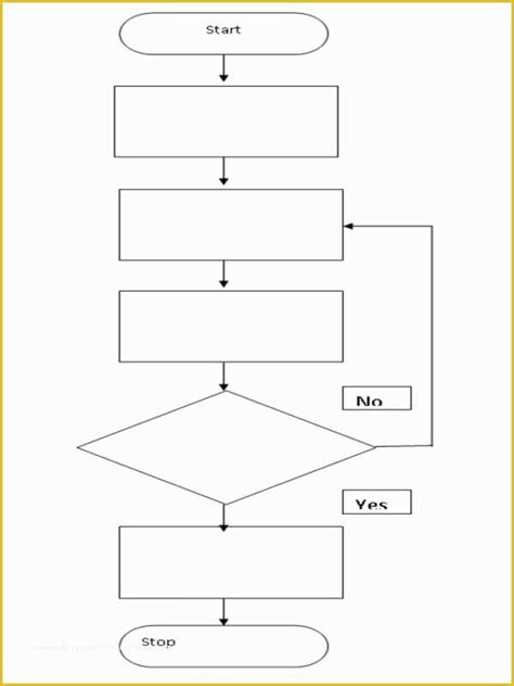 Free Blank Flow Chart Template For Word Of Blank Flow Chart Template Heritagechristiancollege