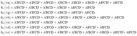 The Seven Segment Decoder Complex Boolean Algebra Expressions Download Scientific Diagram