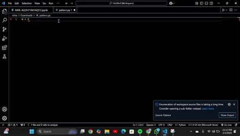 Day 10 03 02 2025 Patterns Happy Coding🙂 Niharika Parasaram