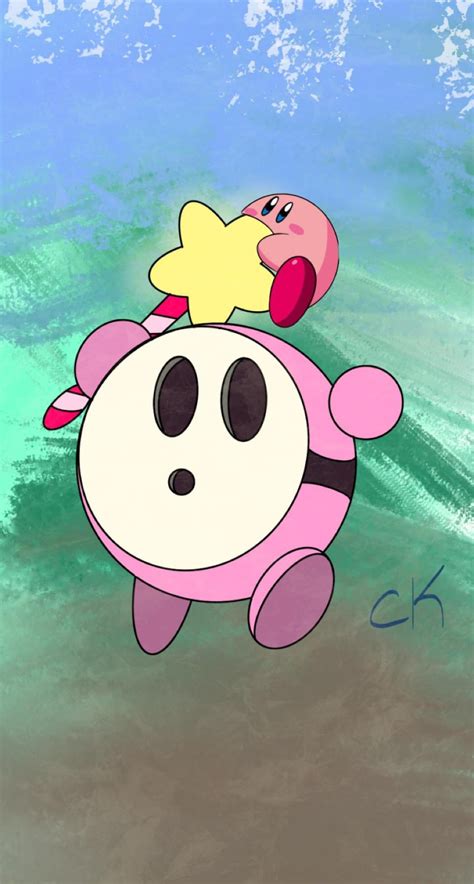 Threw Kirby On A Kirby X Shy Guy Doodle I Did The Other Day Rkirbyenthusiasm